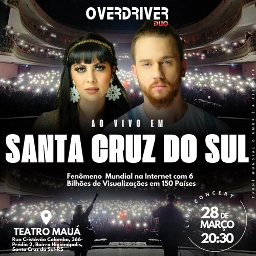 SHOW OVERDRIVER DUO - SANTA CRUZ DO SUL